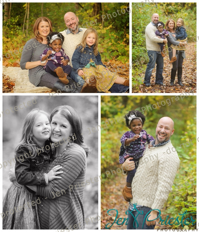 The S Family | Mi Fall Family Portraits | Macomb Michigan Child and ...